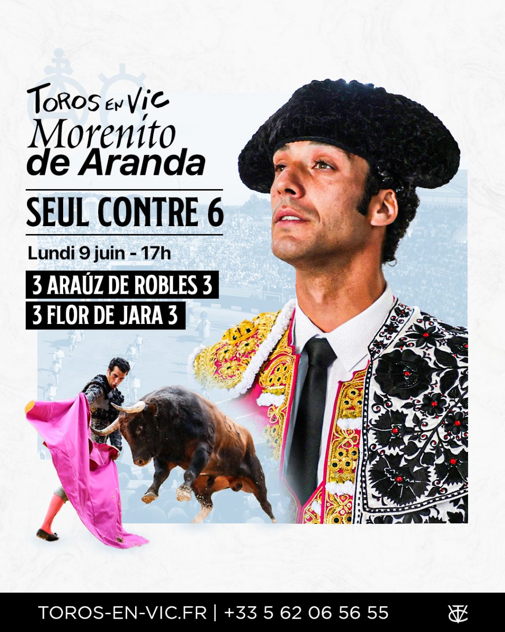 Morenito de Aranda: 6 toros en solitario en Vic por sus 20 años